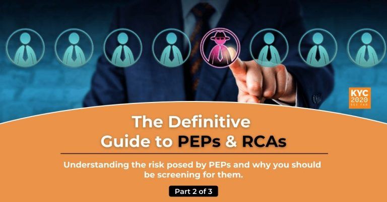 The KYC2020 Guide to PEP Screening: Defining PEP Risk - BLOG